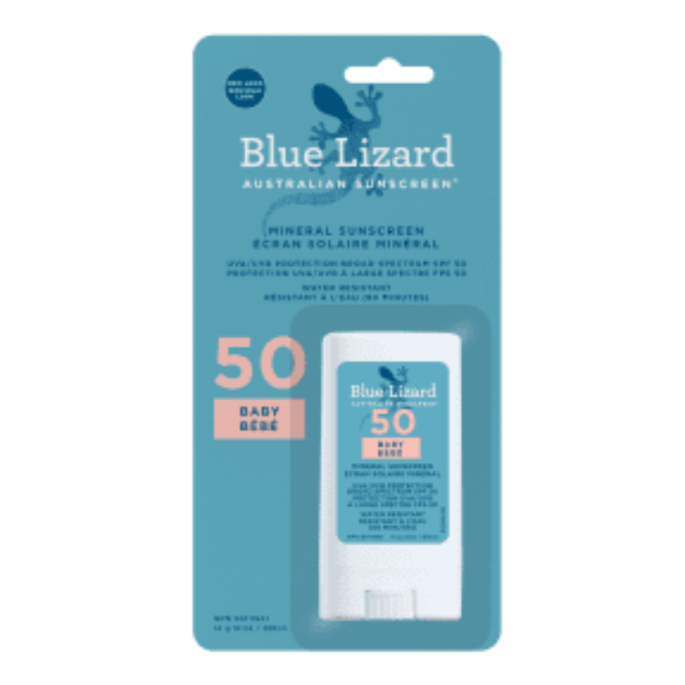 Blue Lizard Sunscreen SPF 50 Baby Stick – The Organic Compounding Pharmacy