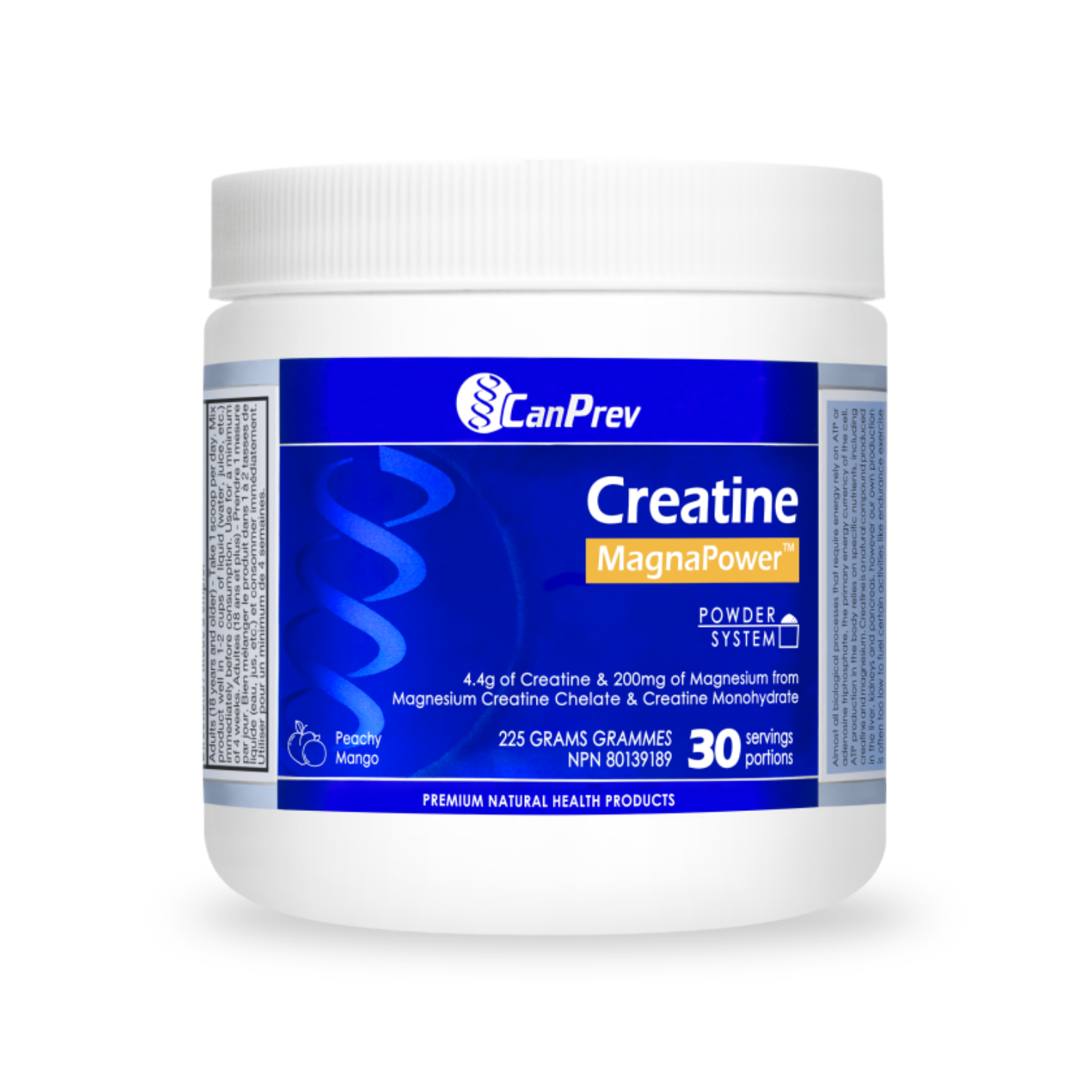 CanPrev Creatine MagnaPower™ – Peach Mango – Powder – The Organic ...