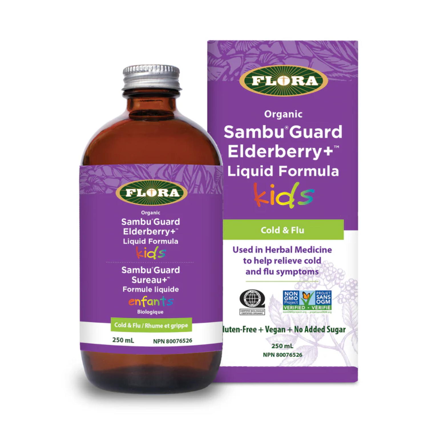 Flora SambuGuard Elderberry+ Liquid Formula for Kids – The Organic ...