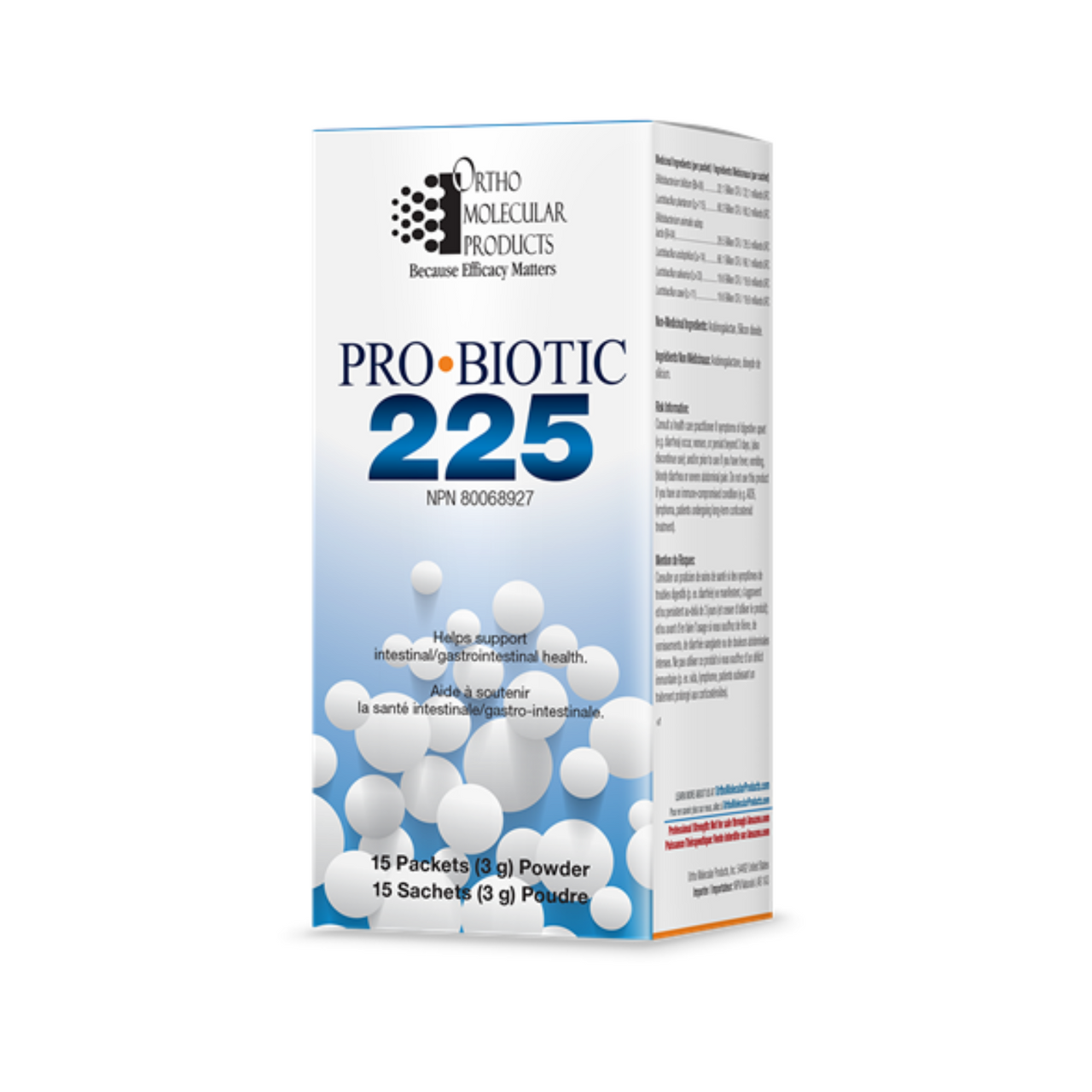 Ortho Molecular Products Probiotic 225 – The Organic Compounding Pharmacy