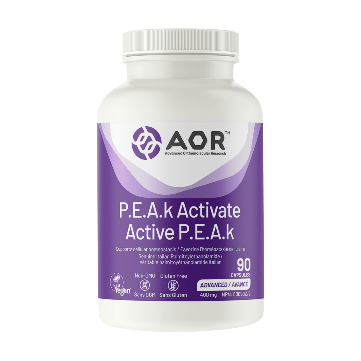 AOR P.E.A.k Activate 400 mg – The Organic Compounding Pharmacy