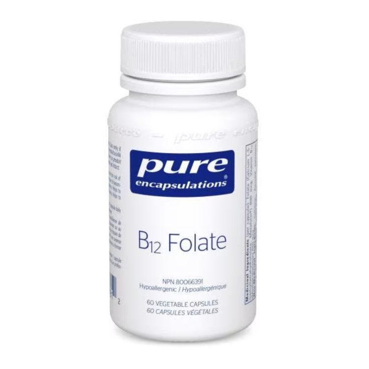 Pure Encapsulations B12 Folate – The Organic Compounding Pharmacy