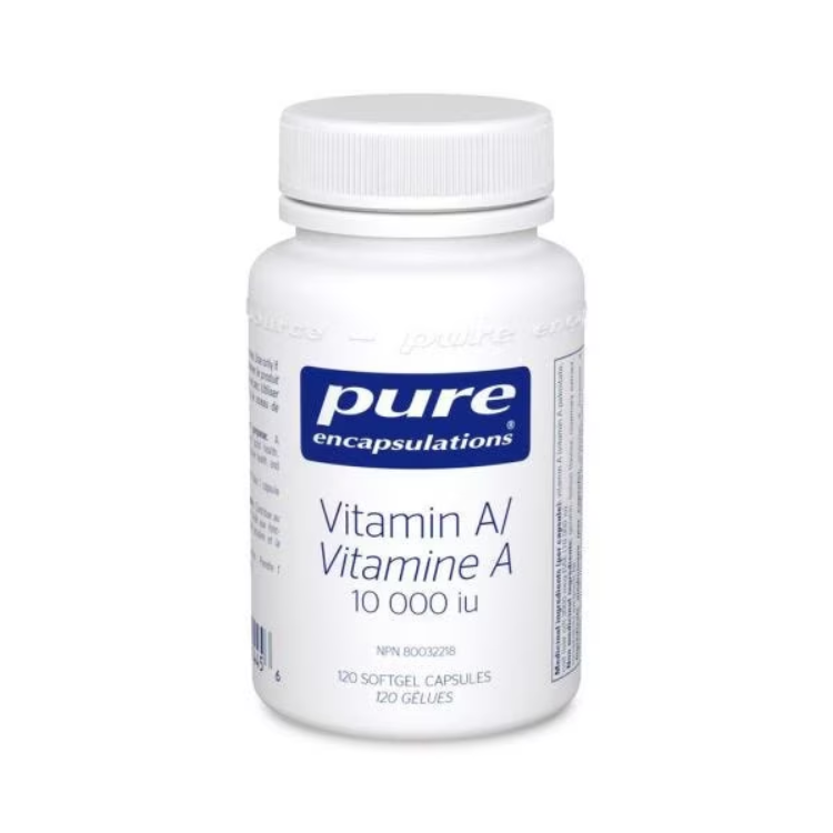 Pure Encapsulations Vitamin A 10,000 IU – The Organic Compounding Pharmacy