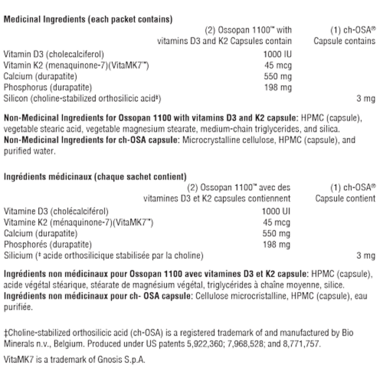 Xymogen OSAplex MK-7 – The Organic Compounding Pharmacy